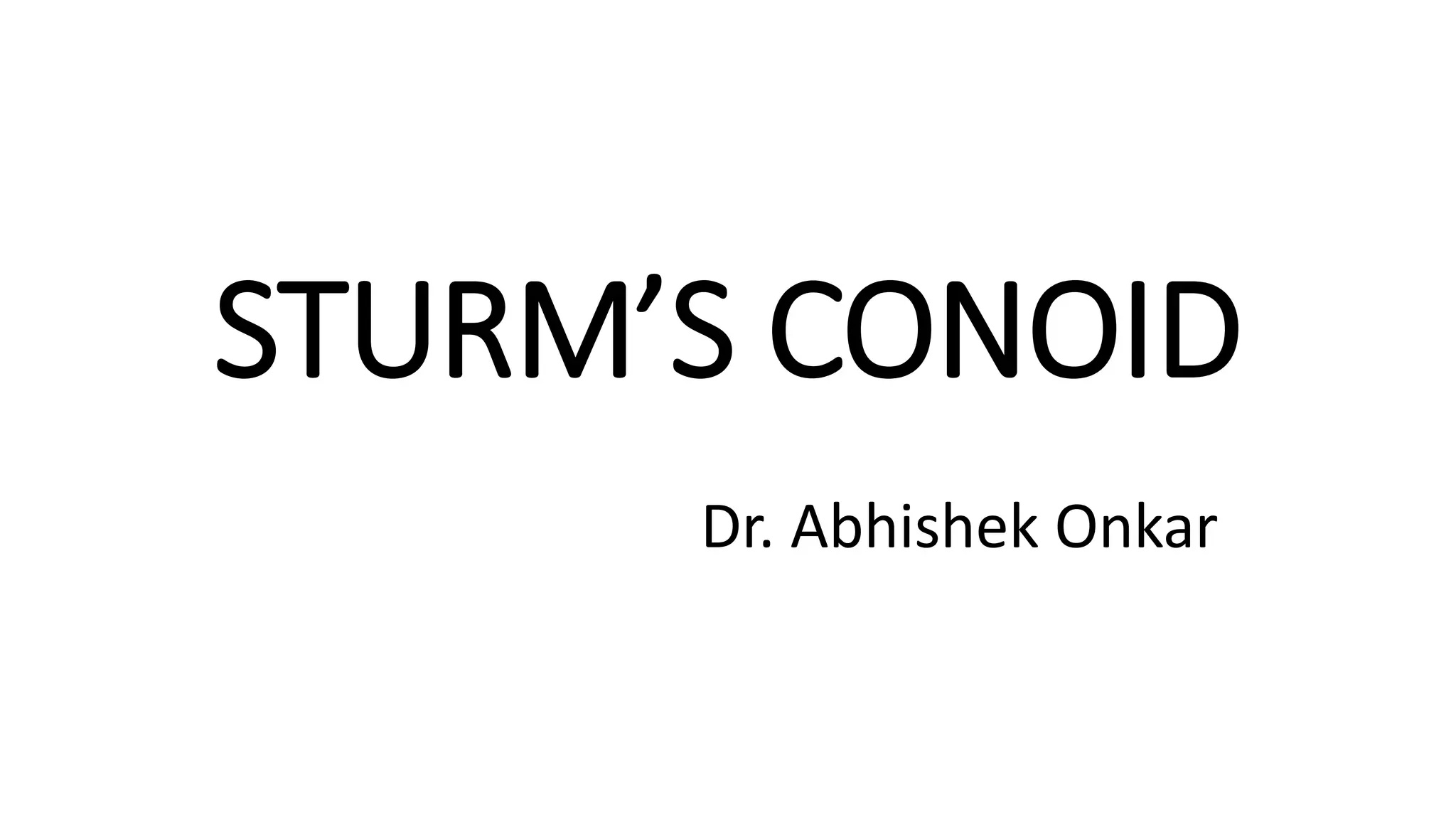 Sturm's Conoid | PPTX