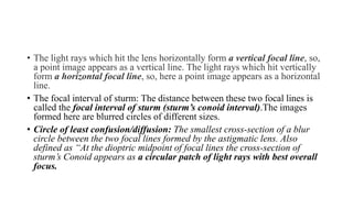 Sturm's Conoid | PPTX