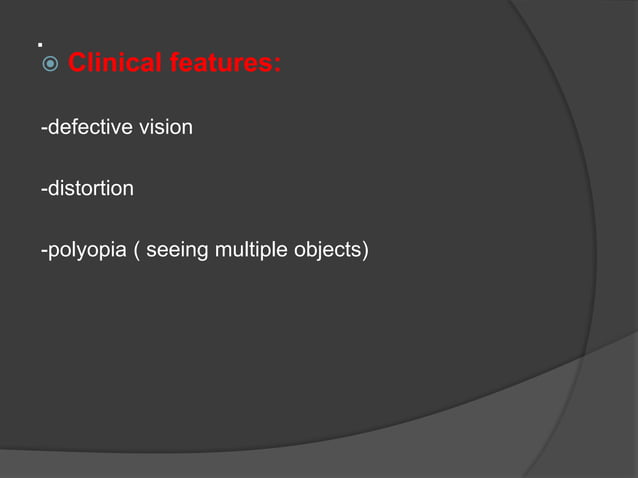 Sturm's conoid | PPTX | Eye and Vision Conditions | Diseases and Conditions