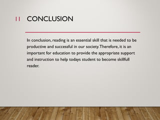 READING SKILL- INTRODUCTION , BENEFIT , IMPORTANT AREAS , TACTICS THAT ...