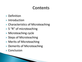 MICROTEACHING | PPTX