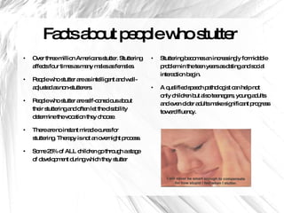 Stuttering | PPT | Brain and Nervous System Disorders | Diseases and ...