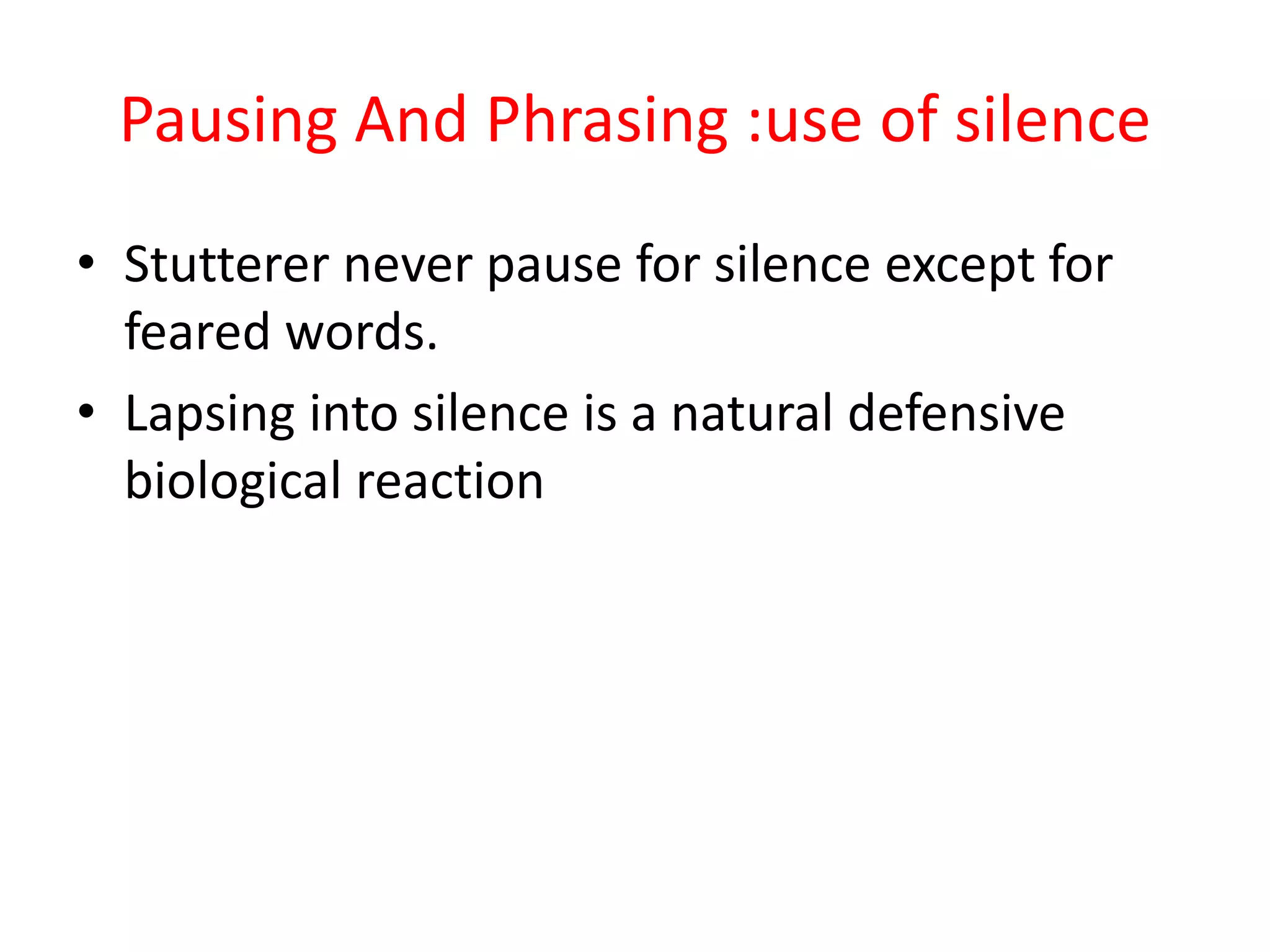 Stuttering resisting time pressure | PPTX