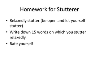 Stuttering resisting time pressure | PPT