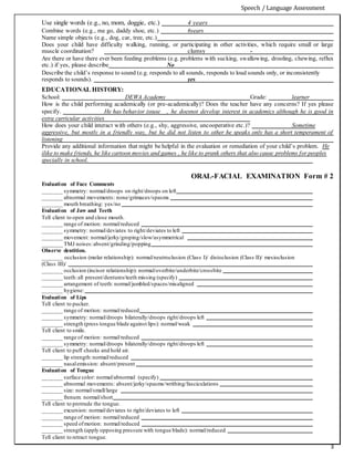 Stuttering cases forms practical | PDF