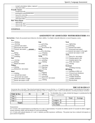 Stuttering cases forms practical | PDF