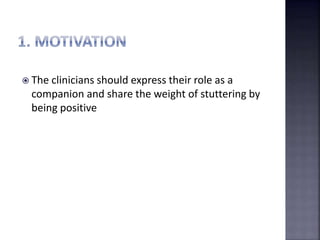 Stuttering modification therapy | PPTX