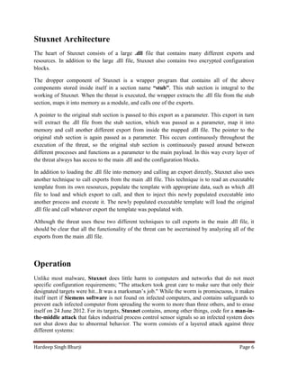 Stuxnet - A weapon of the future | PDF