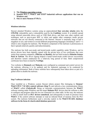 Stuxnet - A weapon of the future | PDF