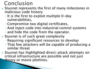Stuxnet | PPTX