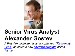 Stuxnet flame | PPT