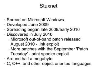 Stuxnet flame | PPT