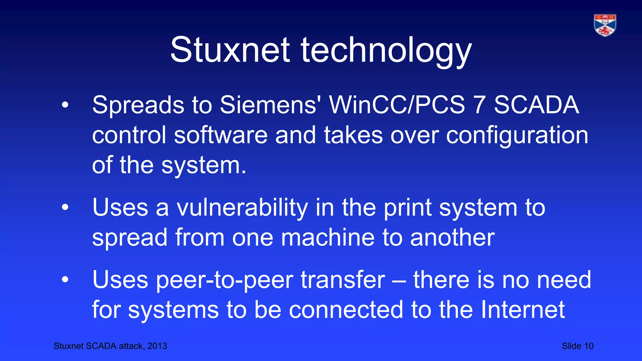 Stuxnet worm | PPTX