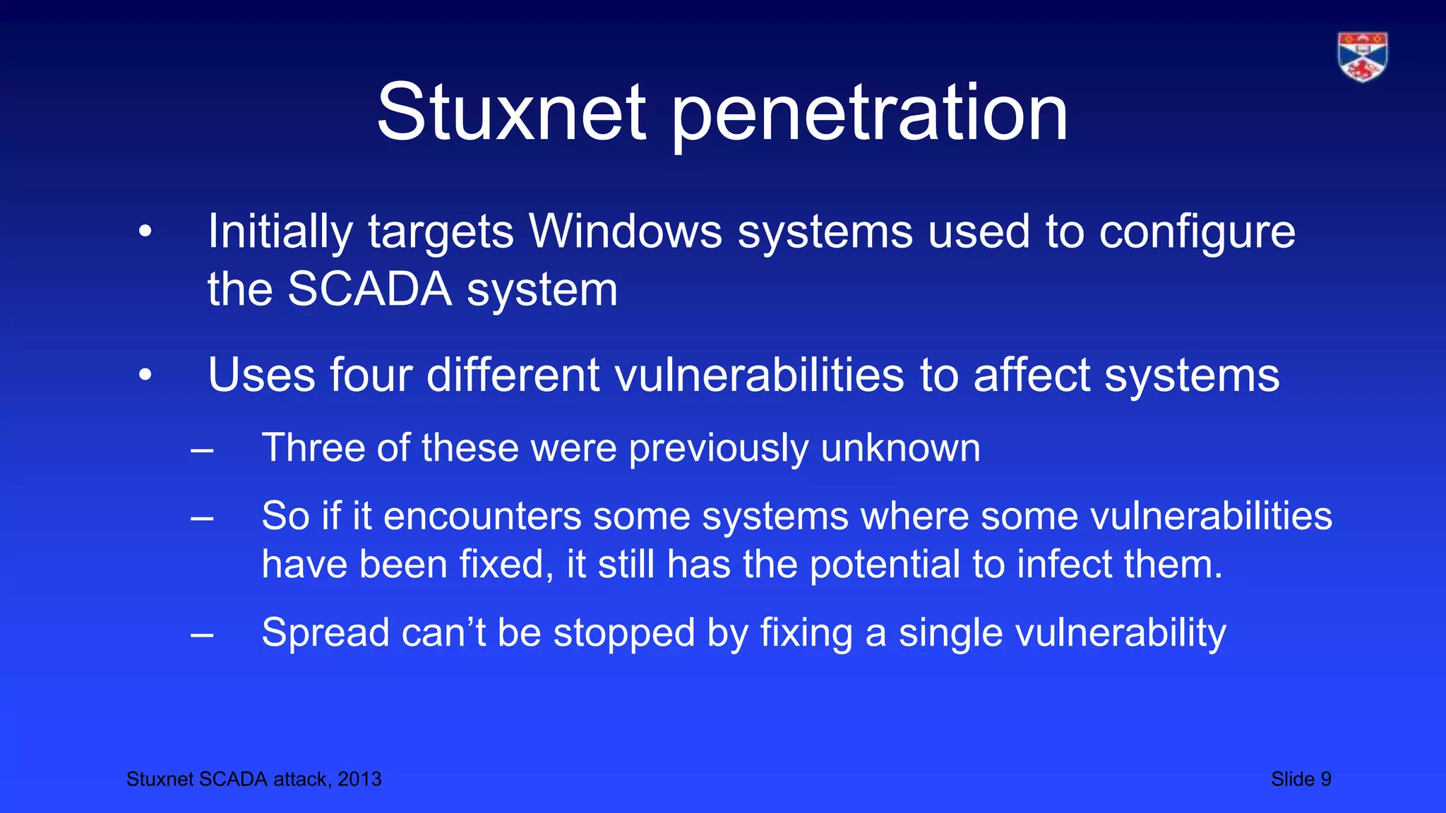 Stuxnet worm | PPTX