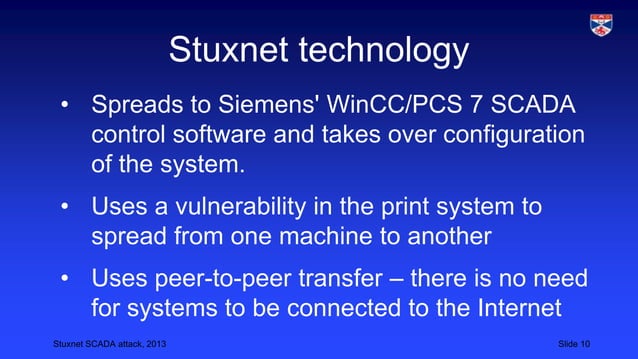Stuxnet worm | PPTX