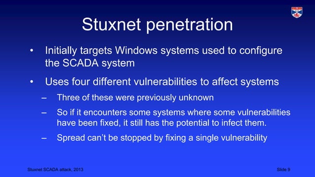 Stuxnet worm | PPTX