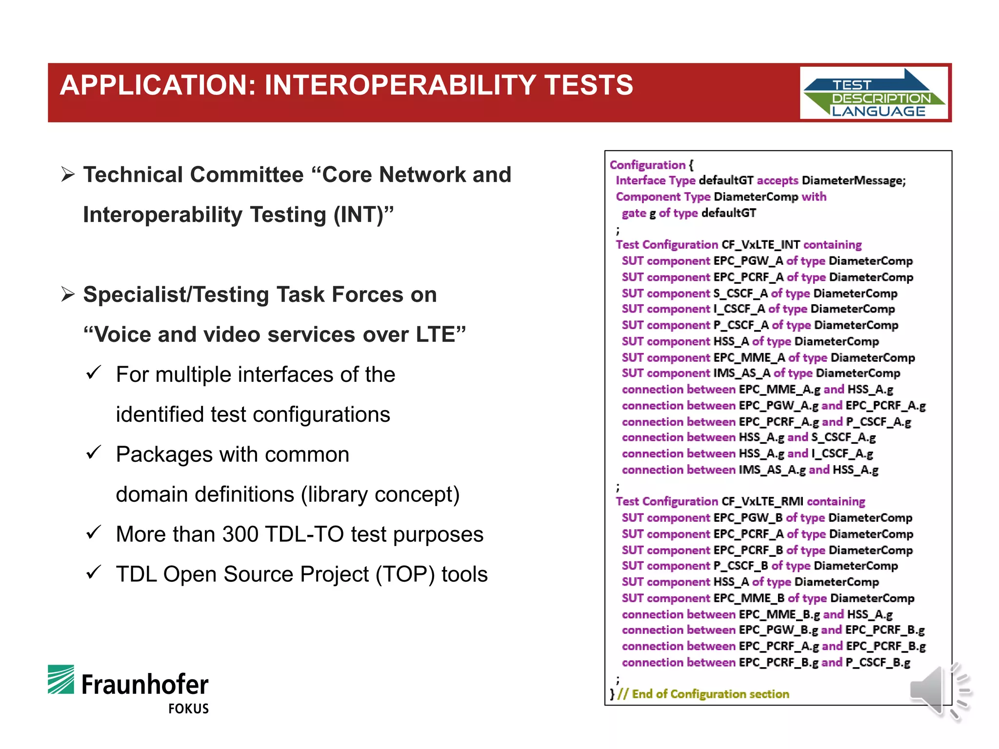 USING TDL FOR STANDARDISED TEST PURPOSE DEFINITIONS | PPT