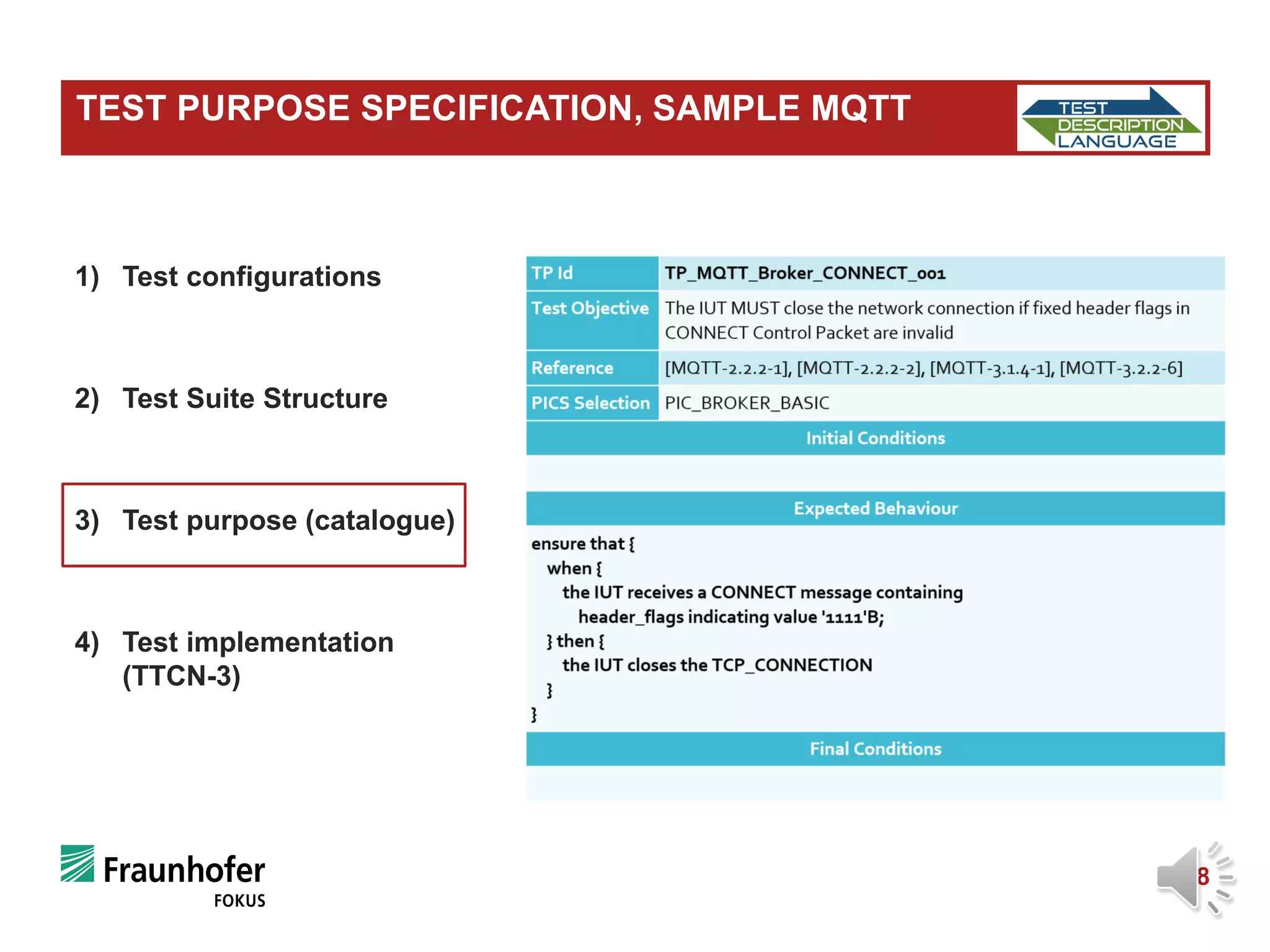 USING TDL FOR STANDARDISED TEST PURPOSE DEFINITIONS | PPT