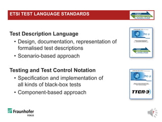 USING TDL FOR STANDARDISED TEST PURPOSE DEFINITIONS | PPT
