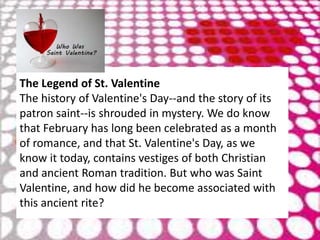 St valentine's day | PPTX
