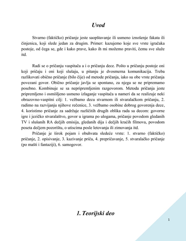 Stvaralacka prica | PDF