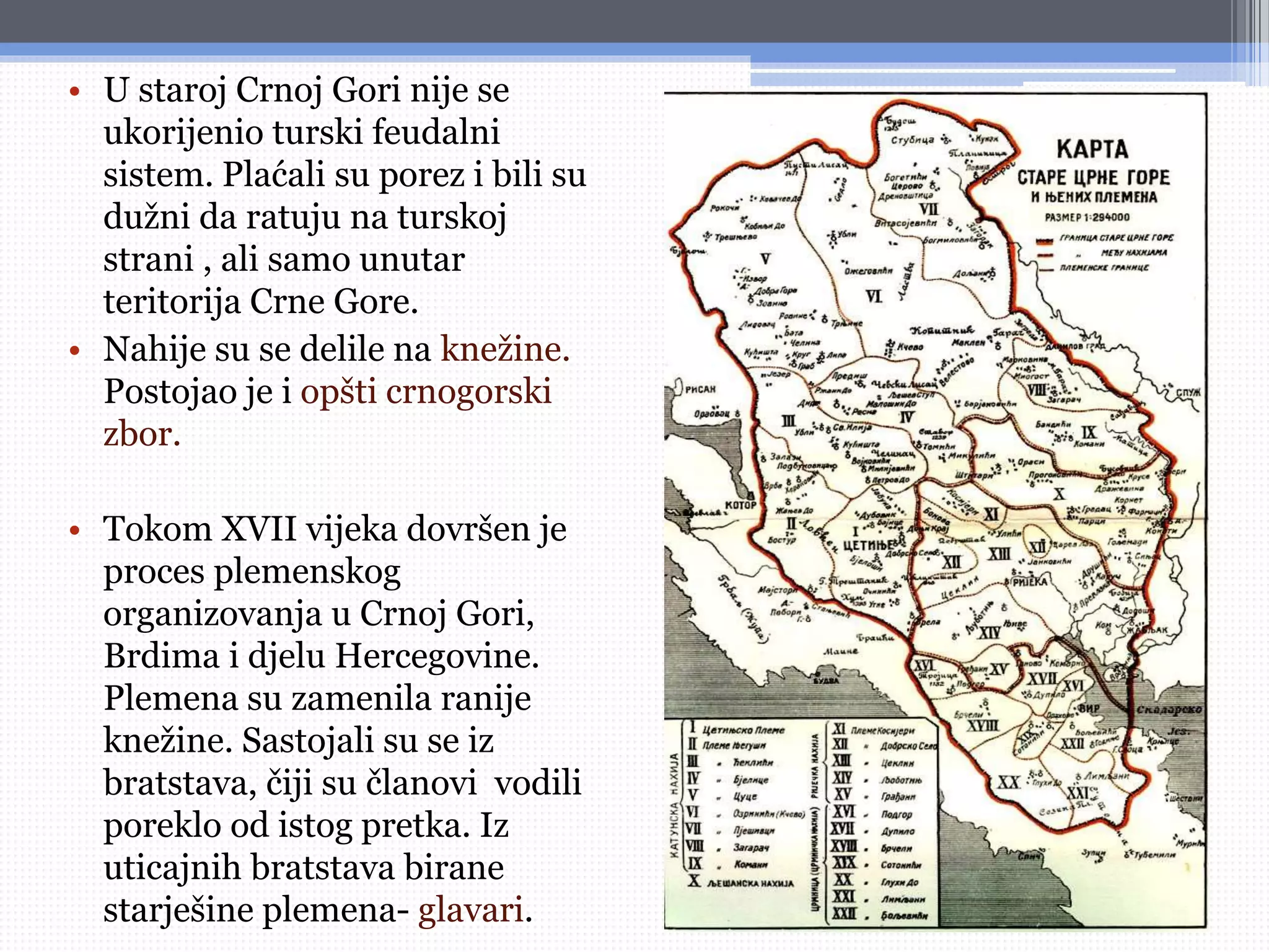 Stvaranje države u crnoj gori | PPTX