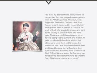 St. Vincent de Paul Gives Rules to the Congregation of the Mission | PPT