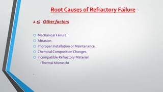 STW on Failure Analysis of Refractories | PPTX