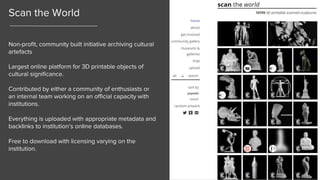 STW | 3D technologies and open digitized collections | PPT
