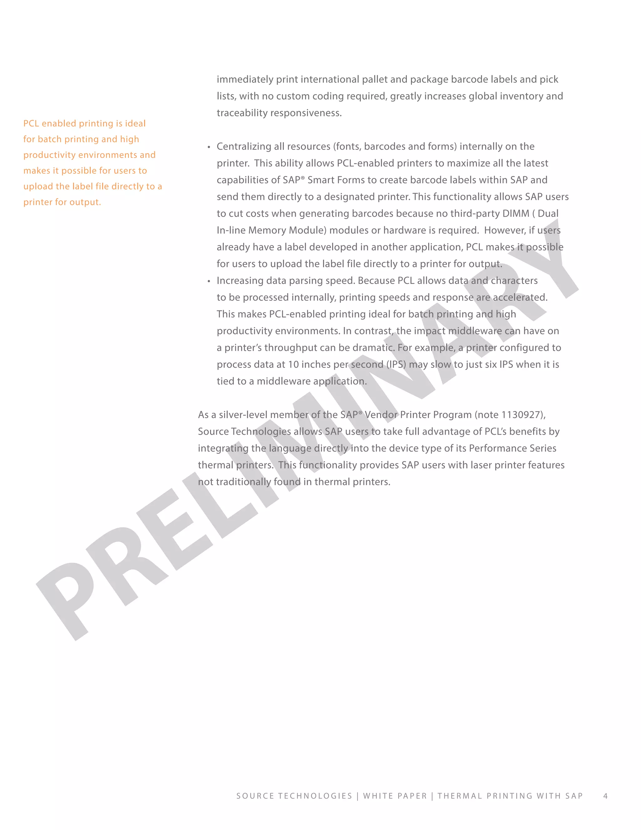 Document Management and Barcode Printing with SAP | PDF
