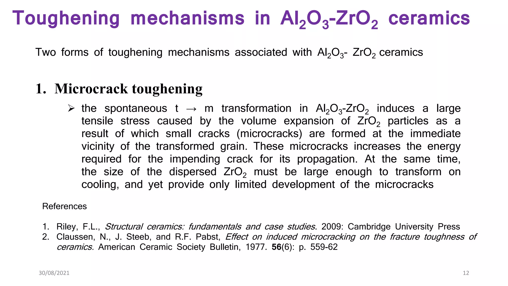 Fundamentals, synthesis and applications of Al2O3-ZrO2 composites | PPTX