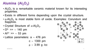 Fundamentals, synthesis and applications of Al2O3-ZrO2 composites | PPTX
