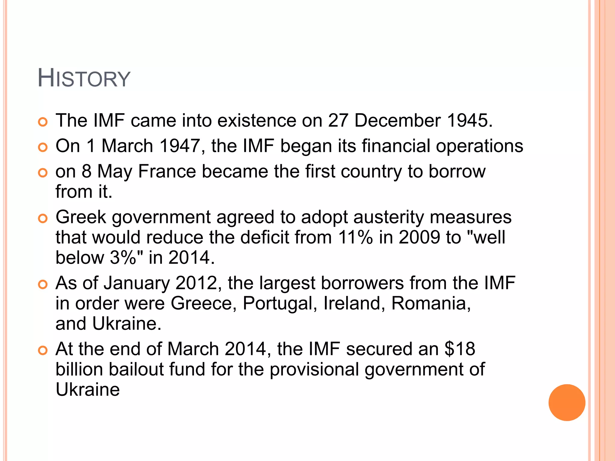 IMF. | PPT