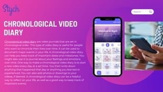 Video journal app | PPT