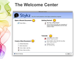 Stykz1 | PPTX | Computer Animation | Computer Software and Applications