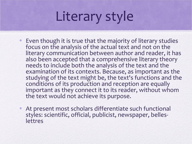 Colloquial & Literary types of communiation | PPT