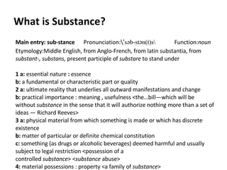 Style And Substance | PPT