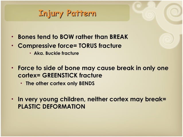 Paediatric fracture | PPT | Death, Injury, or Military Conflict ...