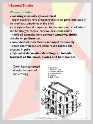 Second Empire Architecture Characteristics