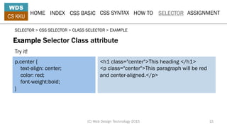 Style and Selector | PDF