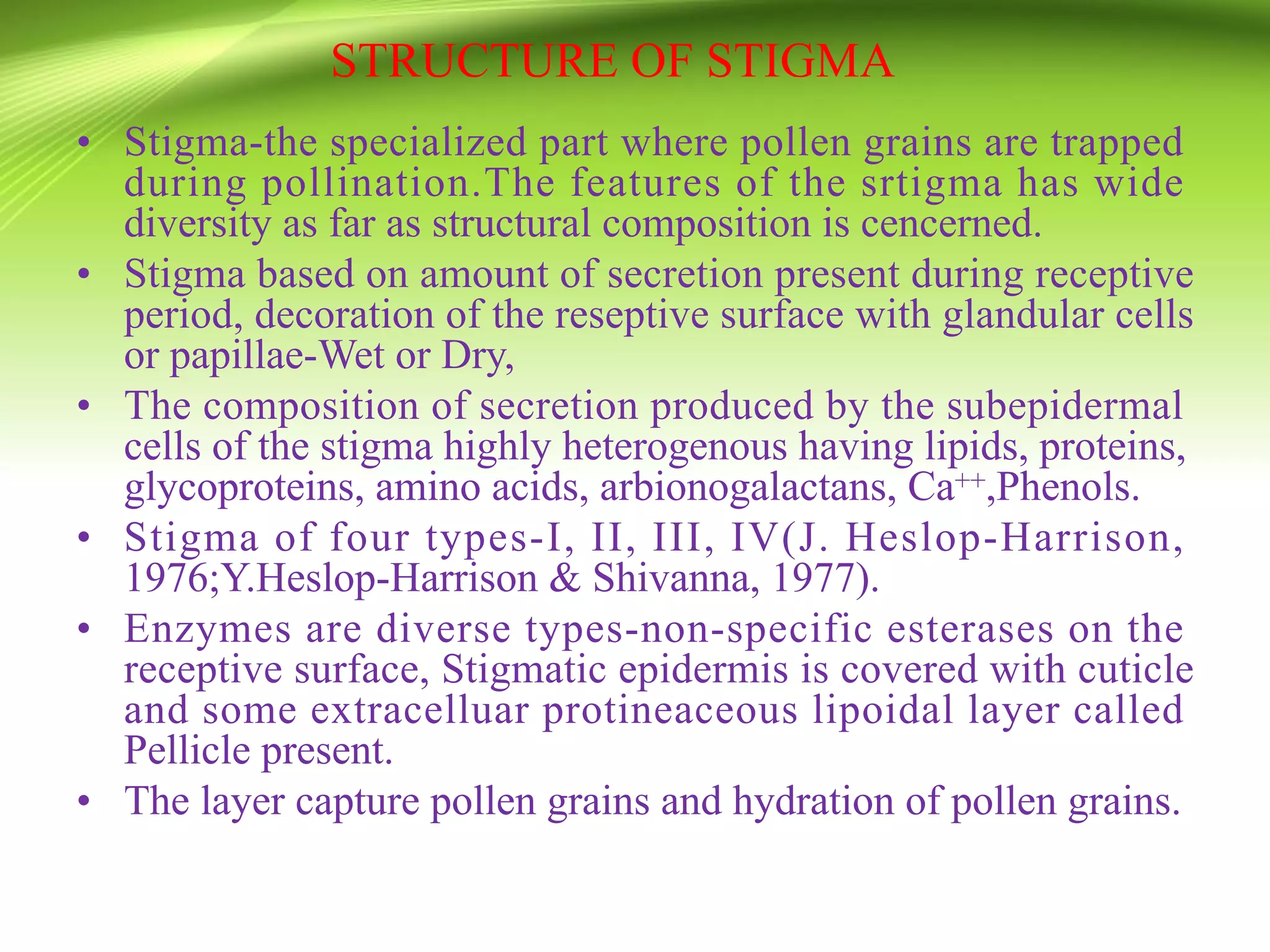 Style and stigma-Structure & diversity | PDF