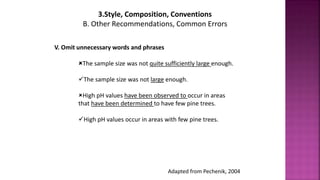 Style, Composition, and Conventions | PPTX