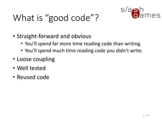Style & Design Principles 01 - Code Style & Structure | PDF