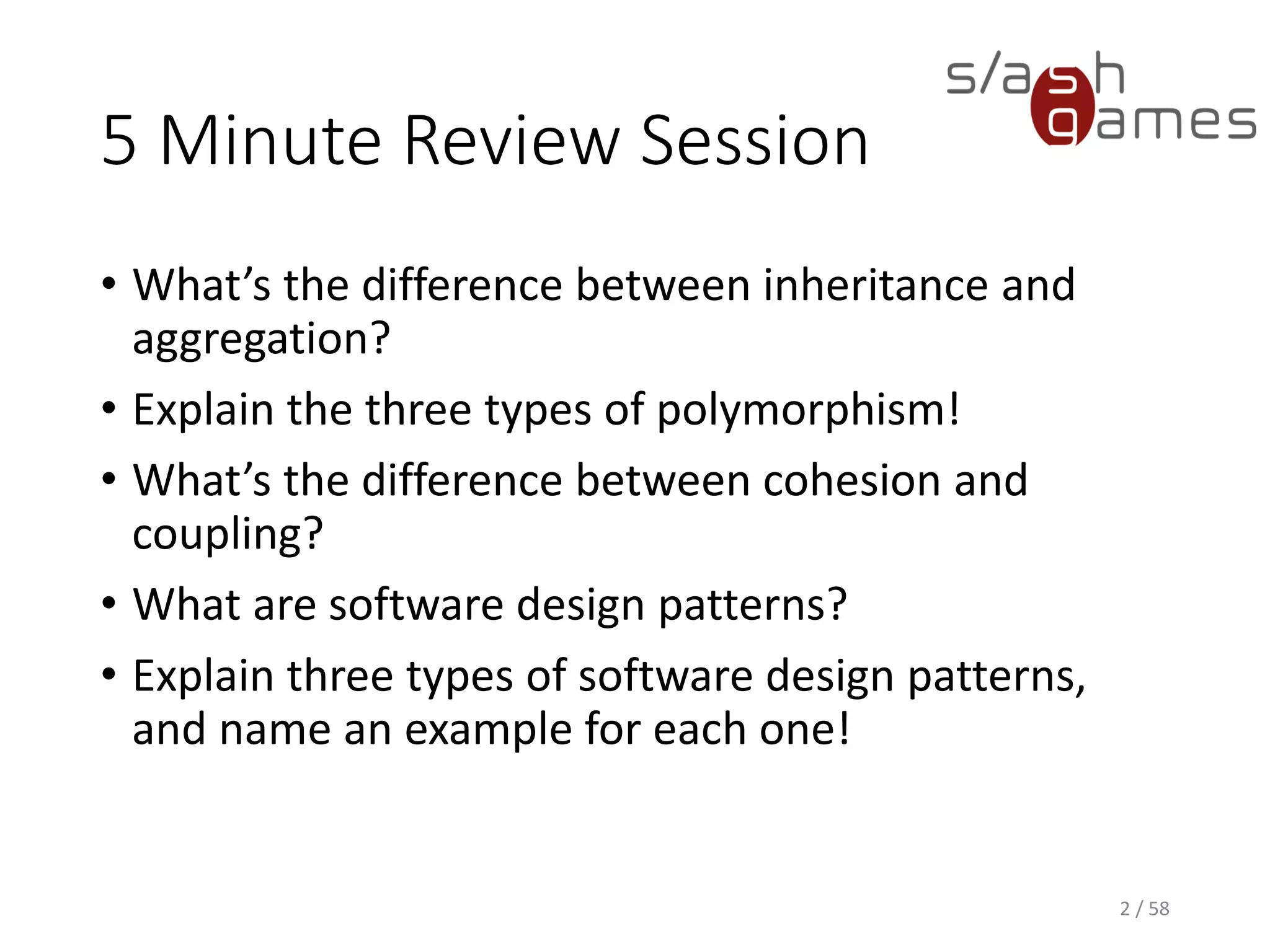 Style And Design Principles 03 Component Based Entity Systems Ppt