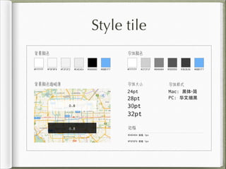 Introduction to Baidu map Web app front-end style guide | PPT