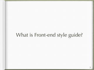 Introduction to Baidu map Web app front-end style guide | PPT