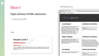 Styleguide Driven Development | PPT