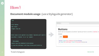 Styleguide Driven Development | PPT