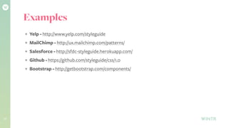 Styleguide Driven Development | PPT