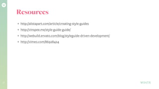 Styleguide Driven Development | PPT